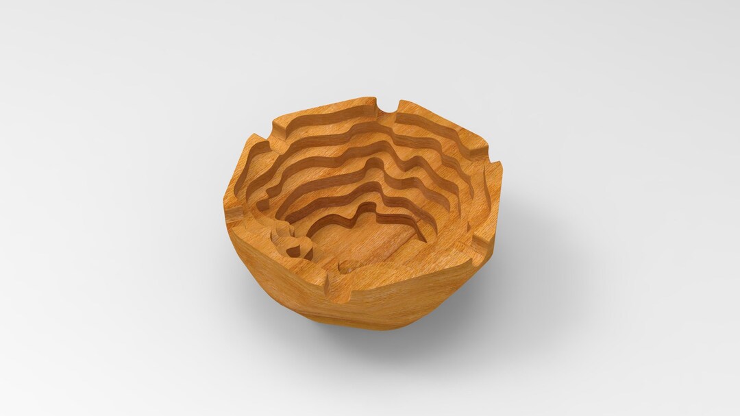 Layered Ashtray, Cigar Tray, Ashtray Cnc Router Files for Wood, Files ...