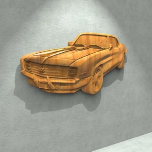 Classic Car STL Model CNC Router Engraver Artcam Aspire CNC Files Wood ...