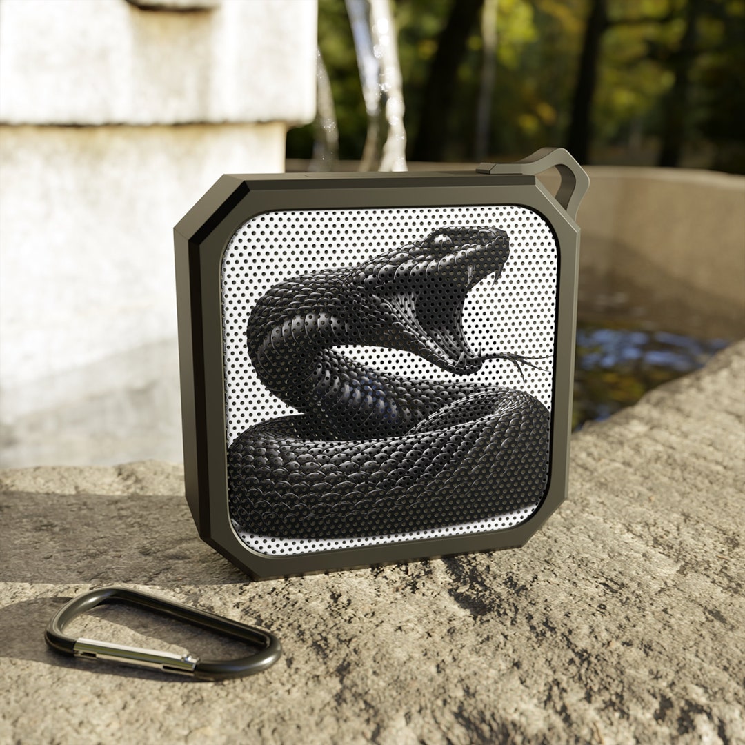 Striking Coiled Black Snake Blackwater Outdoor Bluetooth Speaker - Etsy