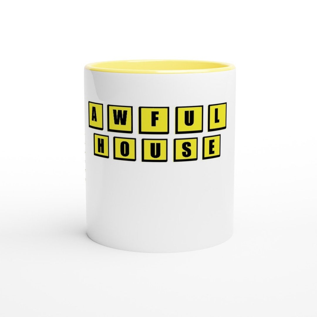 Awful House Waffle House Parody Gag Gift Funny Joke Yellow Fast Food ...