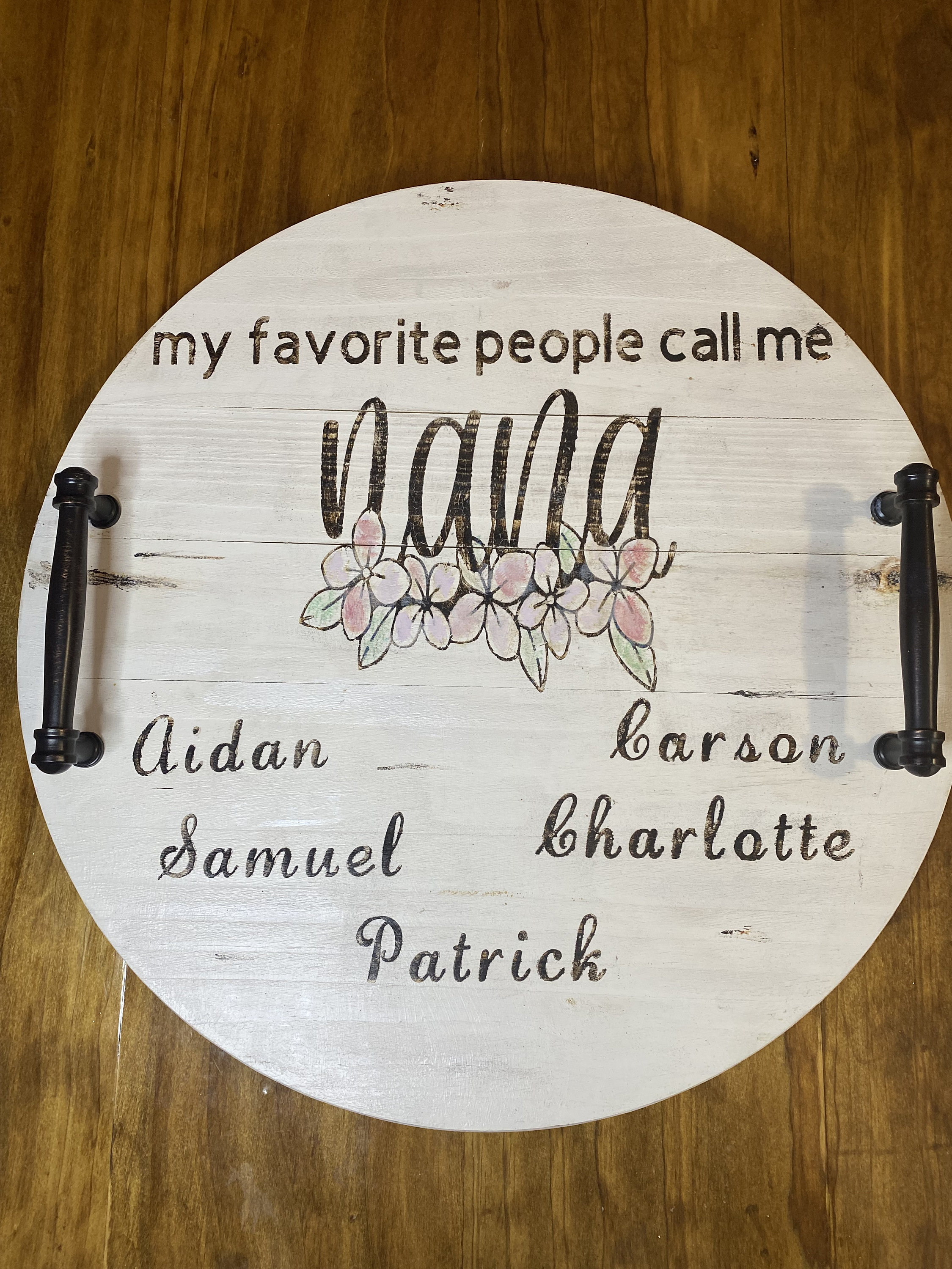 Personalized Decorative Serving Tray, Birthday, Christmas, Mother's Day ...