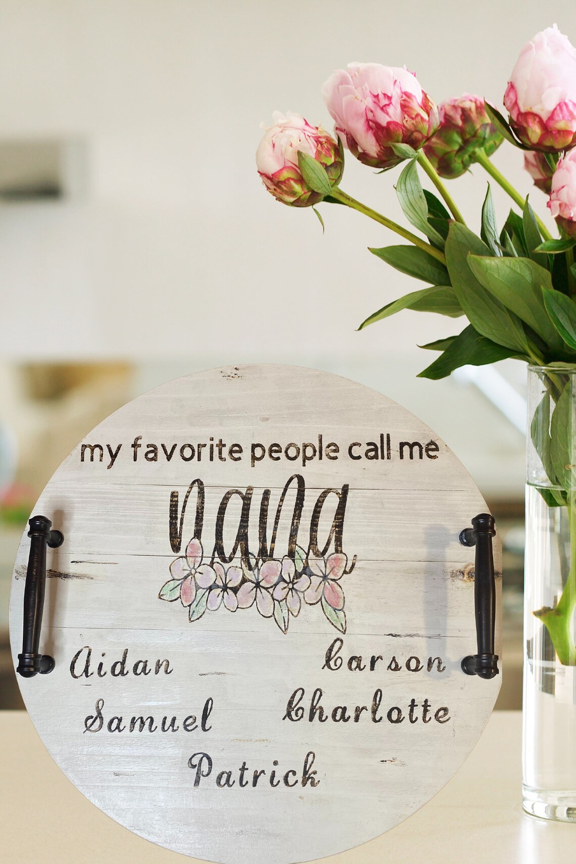 Personalized Decorative Serving Tray, Birthday, Christmas, Mother's Day ...