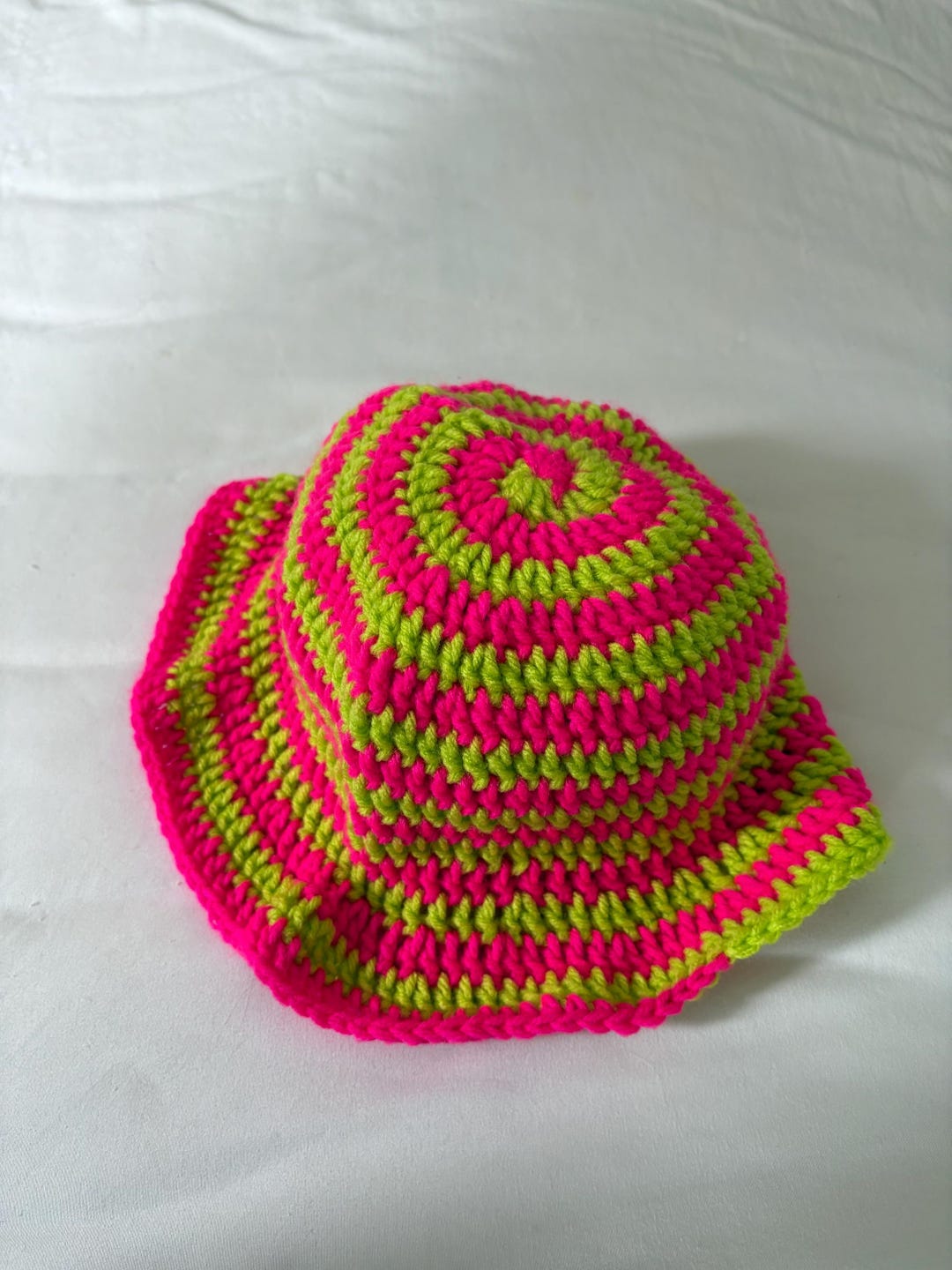 Crochet Spiral Bucket Hat - Wicked READY TO SHIP - Etsy