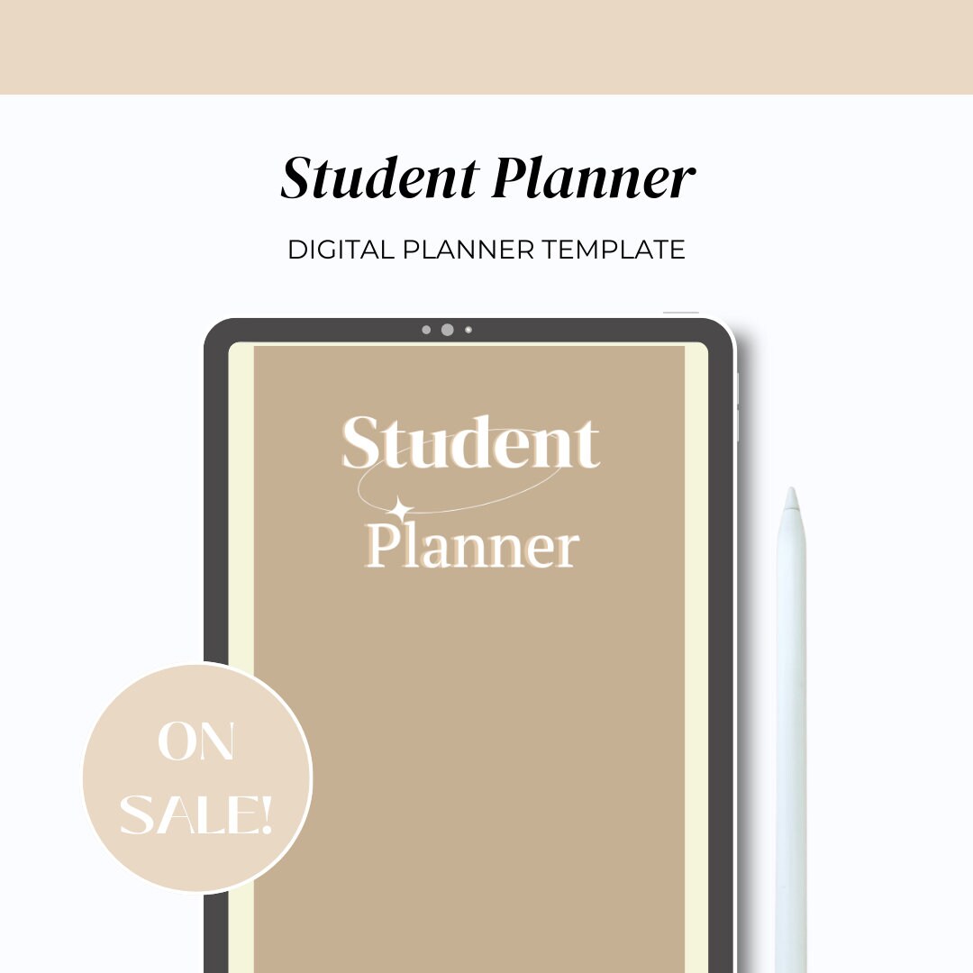 Student Planner Printable Template | Digital Academic Planner | Daily ...