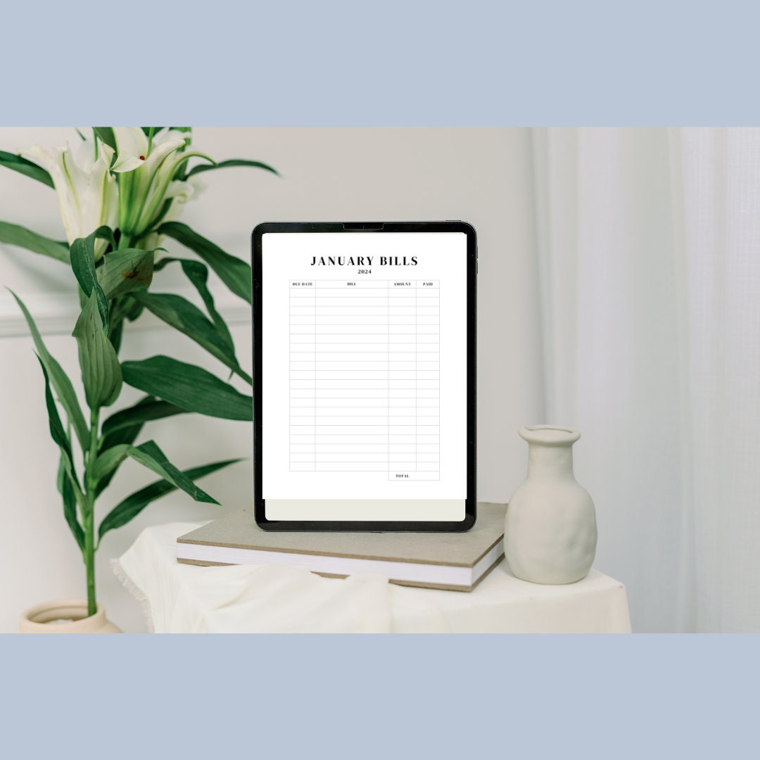 Household Planner Printable | Home Management Bundle | Editable ...