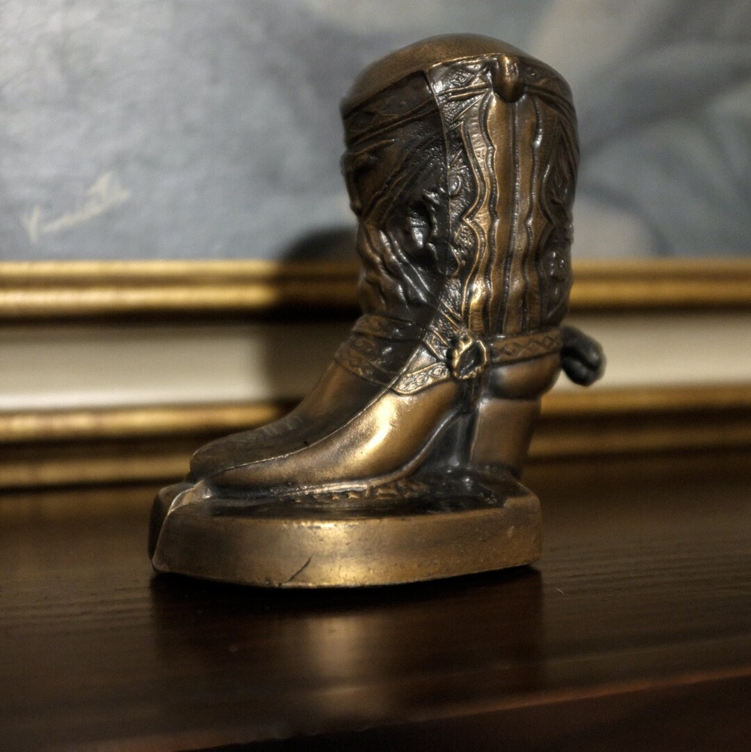 50s Cowboy Boot Bank Carnival Prize Antique Vintage Figurine - Etsy