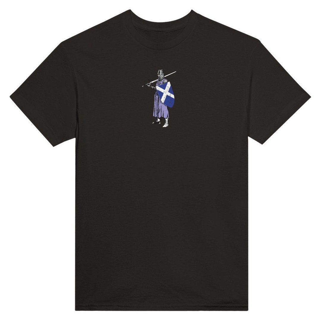 Saint Andrew T-shirt Scottish Knight Scotland Saltire Medieval Native ...