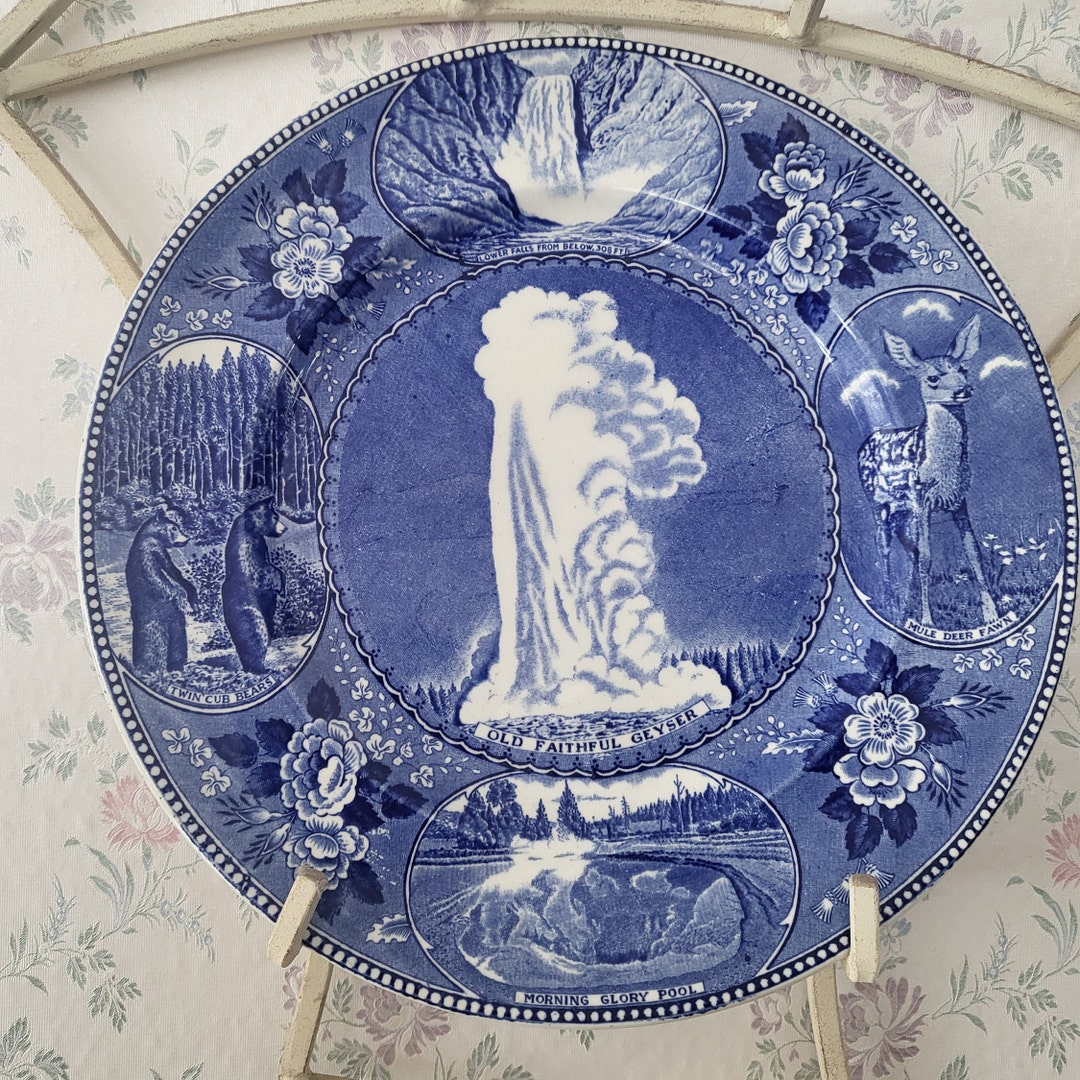 OLD FAITHFUL PLATE - Etsy
