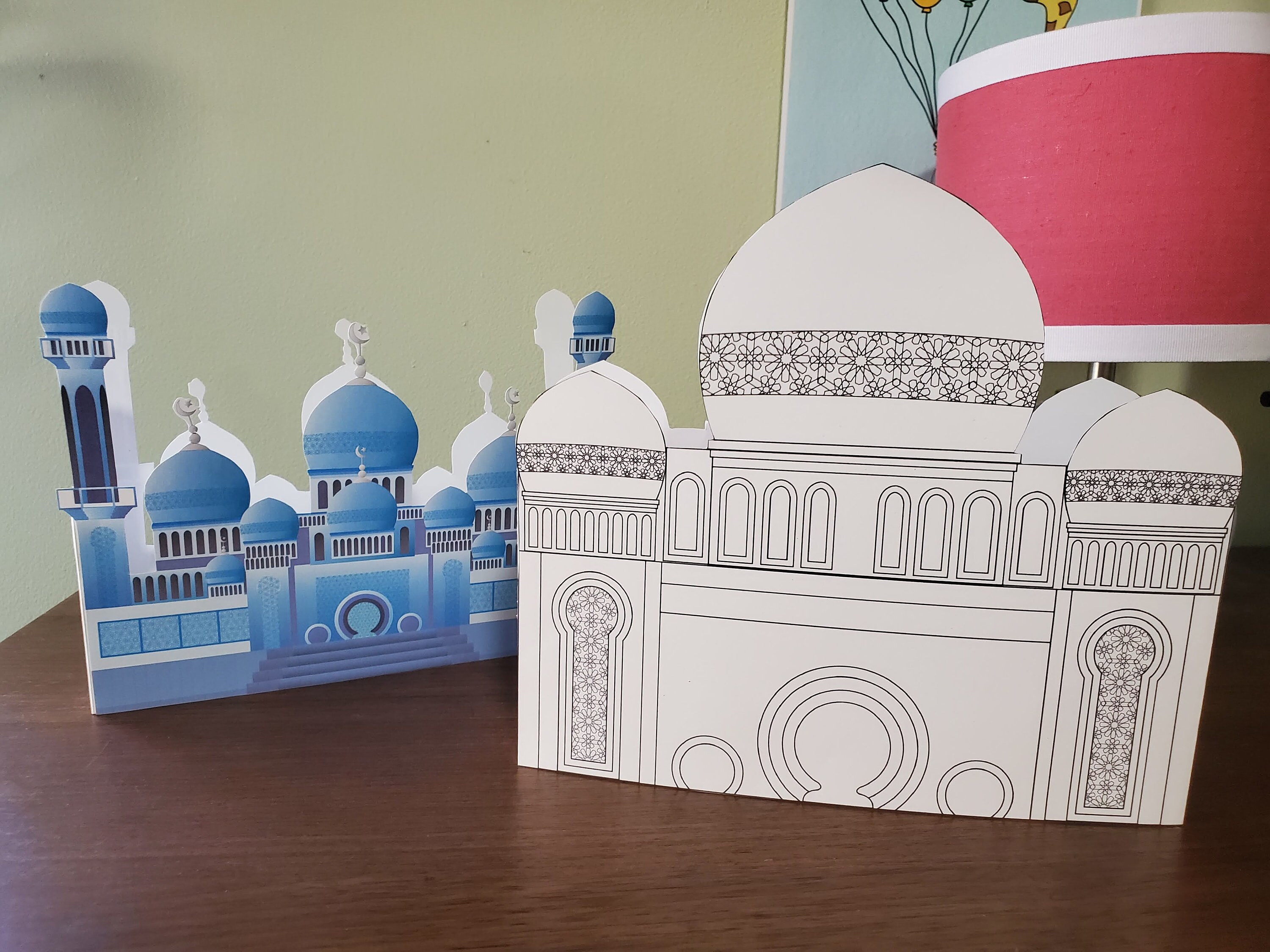Islamic Printable: 3D Masjid & 3D Muslim Kids - Etsy