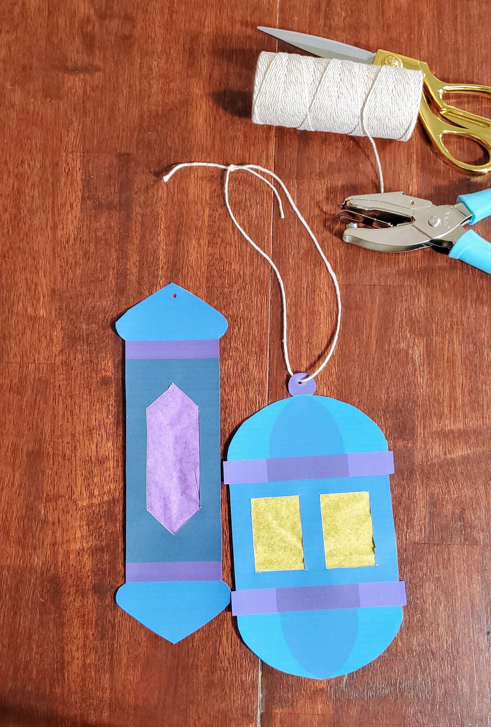 Ramadan Lantern Tissue Paper Craft Printable - Ramadan Craft, Ramadan ...