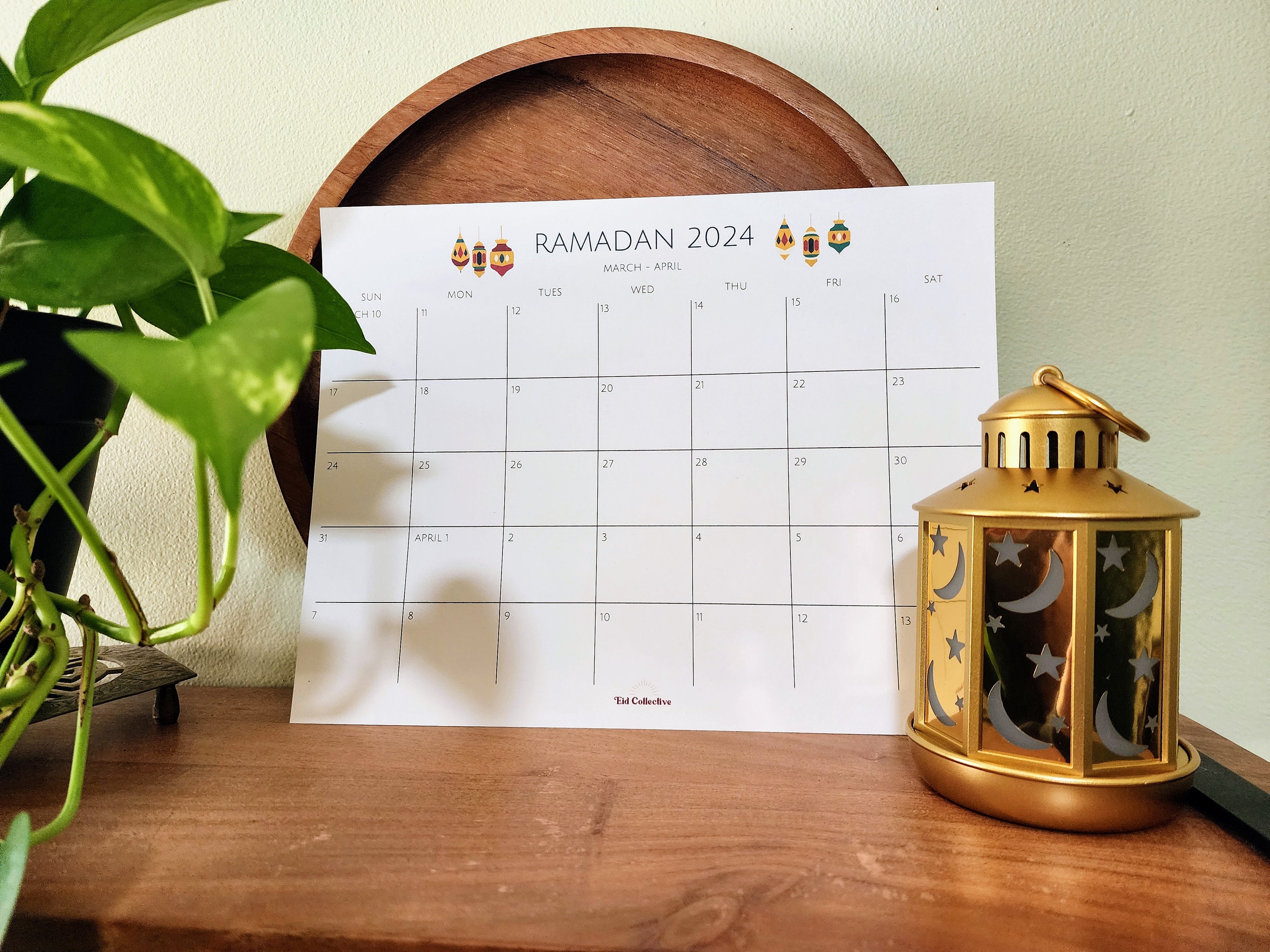 2024 Monthly & Weekly Ramadan/eid Calendars - Ramadan Planner, Ramadan ...