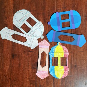 Ramadan Lantern Tissue Paper Craft Printable - Ramadan Craft, Ramadan ...