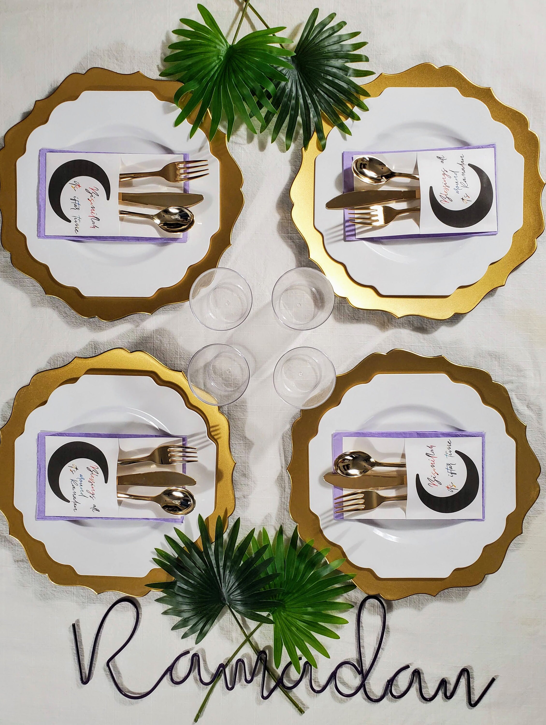 Printable Ramadan Utensil Holders - Iftar Table, Tablescape - Etsy