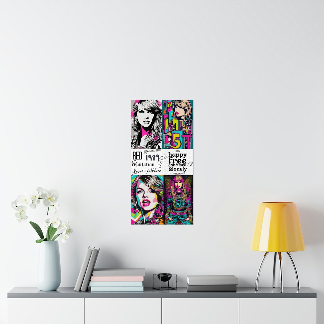 Taylor Swift Narrow Wall Art Vertical Posters V2 - Etsy