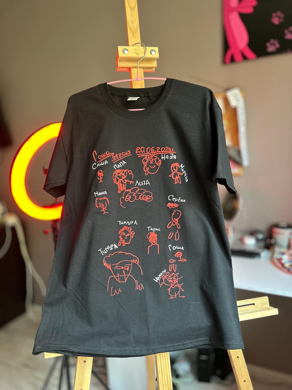 Personalized Hand-painted T-shirt: Custom Art Clothing - Etsy
