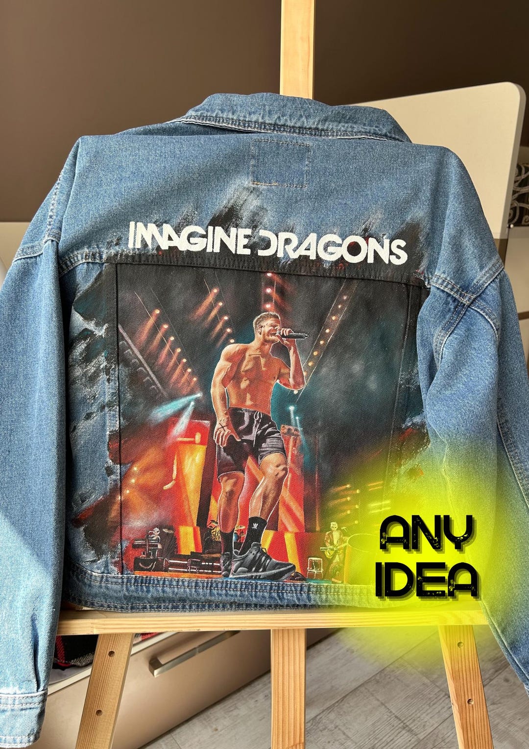 Imagine Dragons Jacket, Dan Reynolds Jean Jacket for Men Women, Hand ...