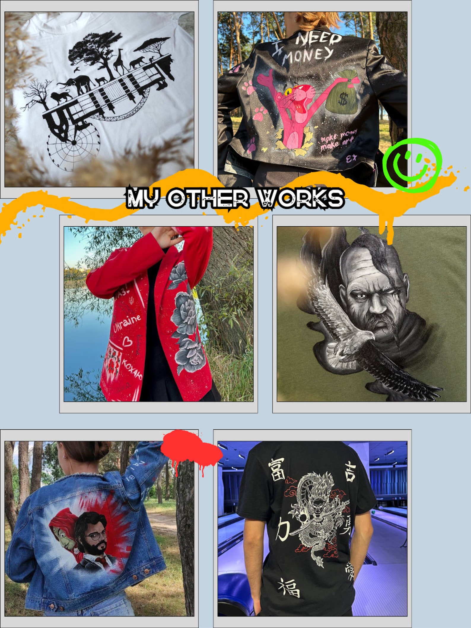 Imagine Dragons Jacket, Hand-painted, Customized Jacket Painting ...