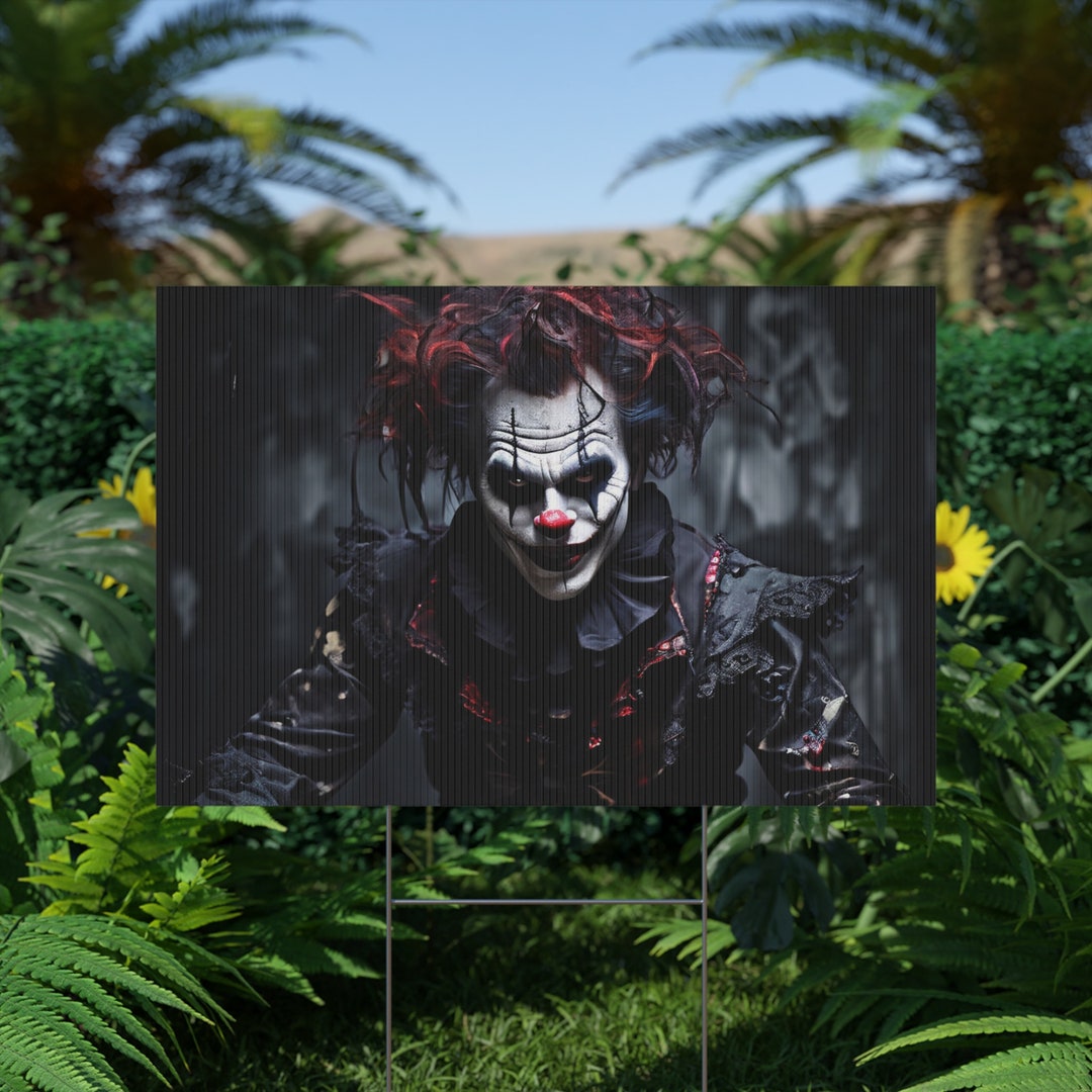 Yard Sign, Garden Goth Art, Garden Dark Art Sign, Garden Sign ...