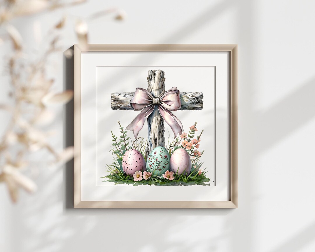 Coquette Wooden Cross PNG, Christian Cross Clipart, Easter Shirt Png ...