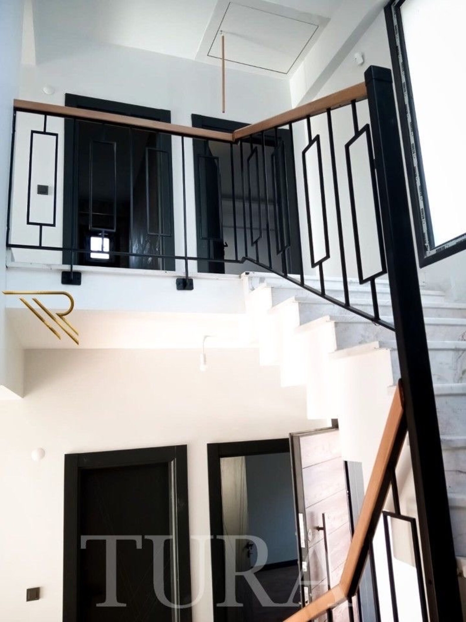 Wrought Iron Stair Spindle Railing Handrail Balusters Balcony Metal ...