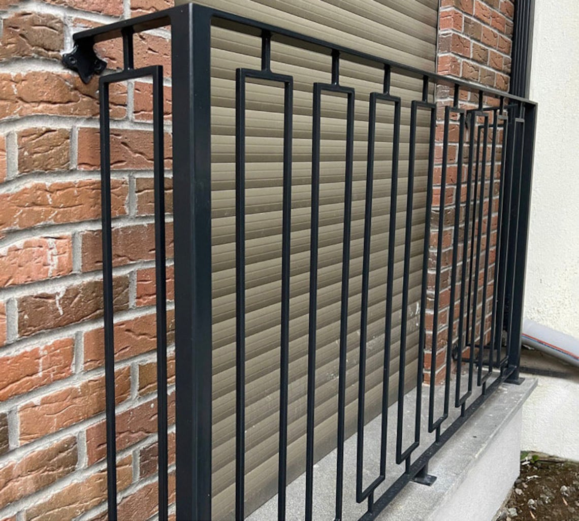 Wrought Iron Stair Spindle Railing Handrail Balusters Balcony Metal ...