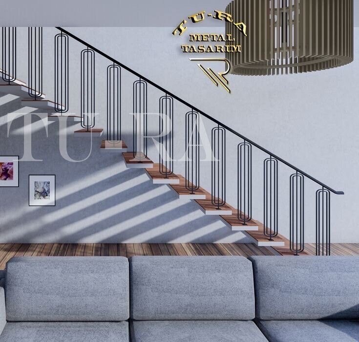 Stair Spindle Railing Balusters, Decorative Forged Balustrade Metal ...