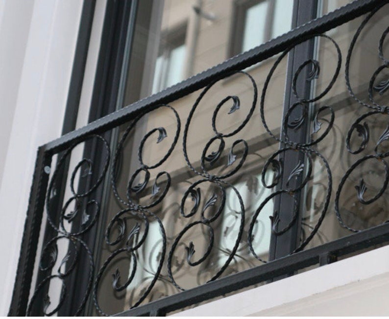 French Balcony Custom Iron Balcony Railings, Juliette Iron Window Gate ...