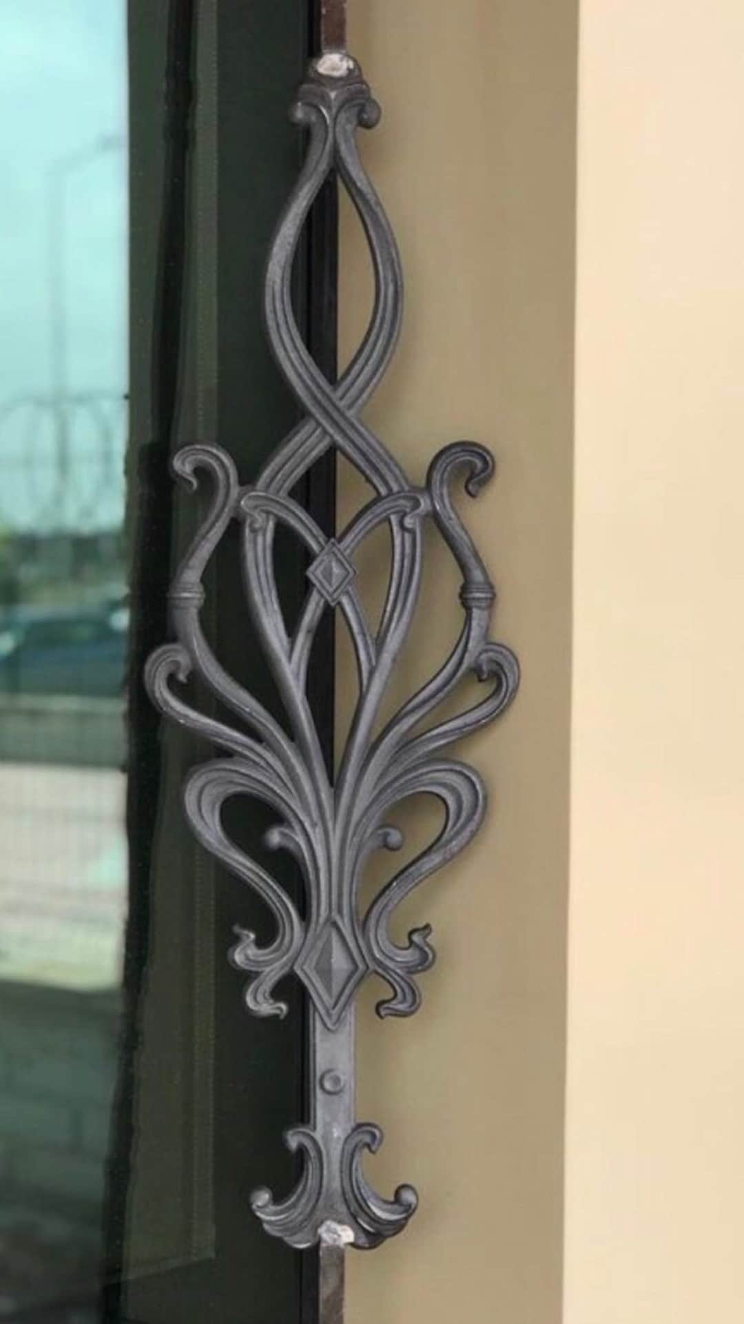 Wrought Iron Stair Spindle Railing Handrail Balusters Balcony Metal ...