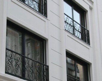 French Balcony Custom Iron Balcony Railings, Juliette Iron Window Gate ...