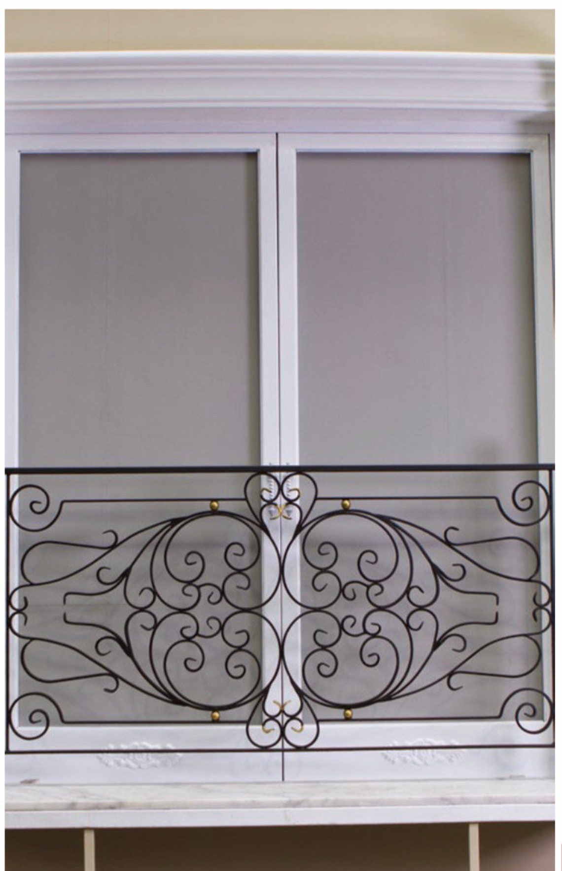 French Balcony Custom Iron Balcony Railings, Juliette Iron Window Gate ...