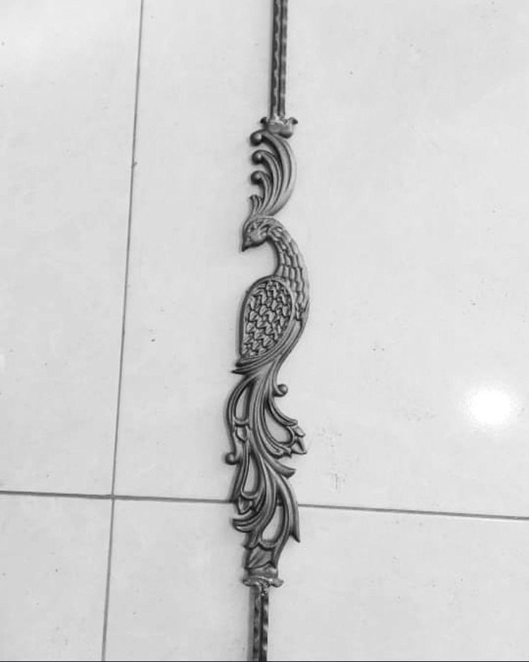 Wrought Iron Stair Spindle Railing Handrail Balusters Balcony Metal ...