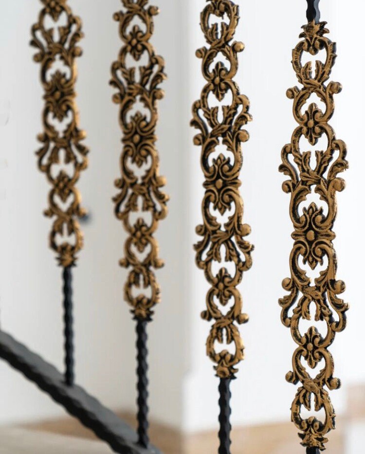 Wrought Iron Stair Spindle Railing Handrail Balusters Balcony Metal ...