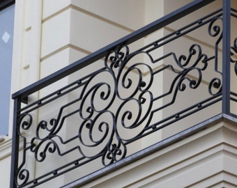French Balcony Custom Iron Balcony Railings, Juliette Iron Window Gate ...
