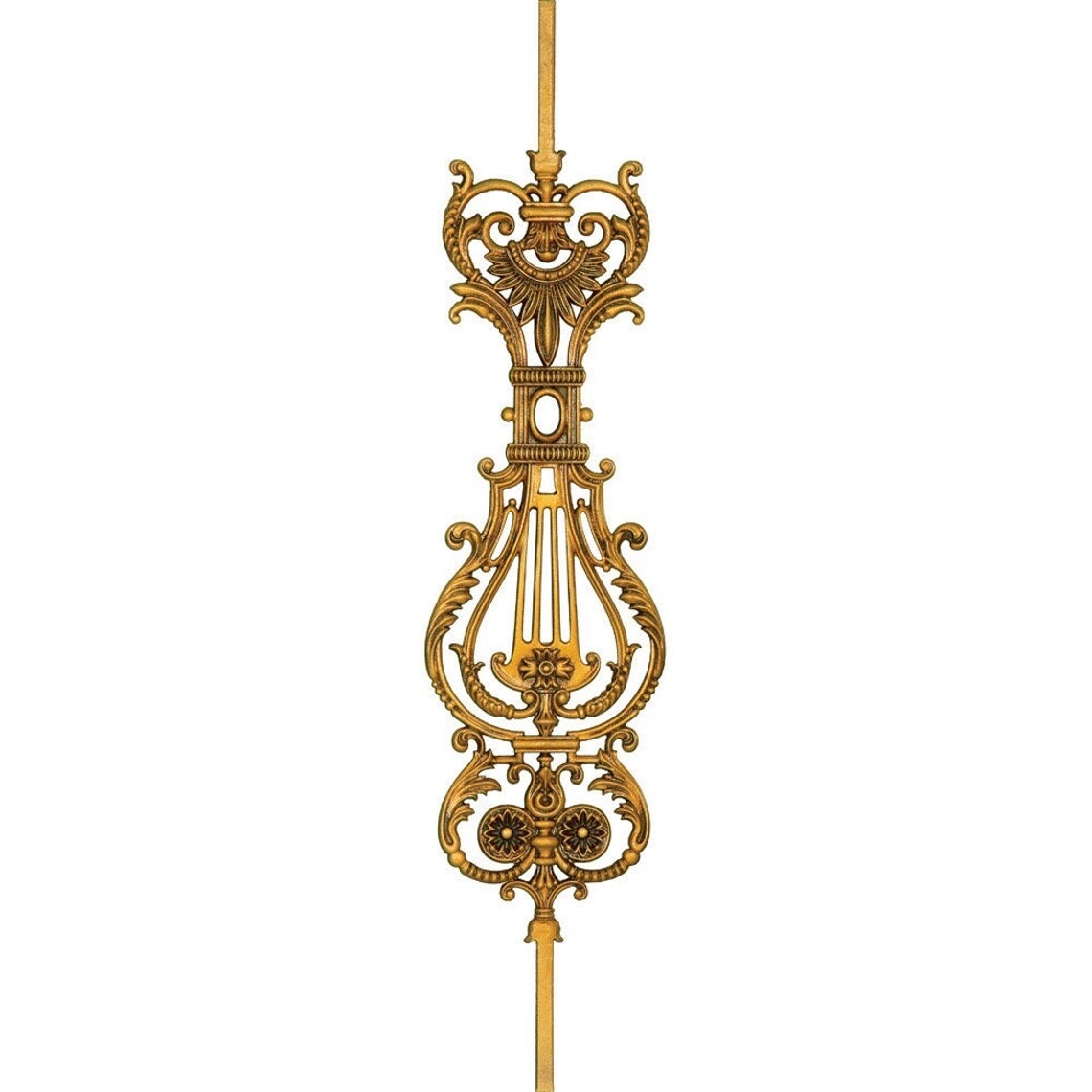 Wrought Iron Stair Spindle Railing Handrail Balusters Balcony Metal ...