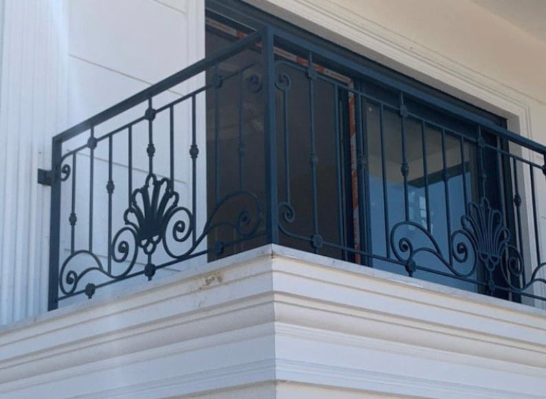 French Balcony Custom Iron Balcony Railings, Juliette Iron Window Gate ...