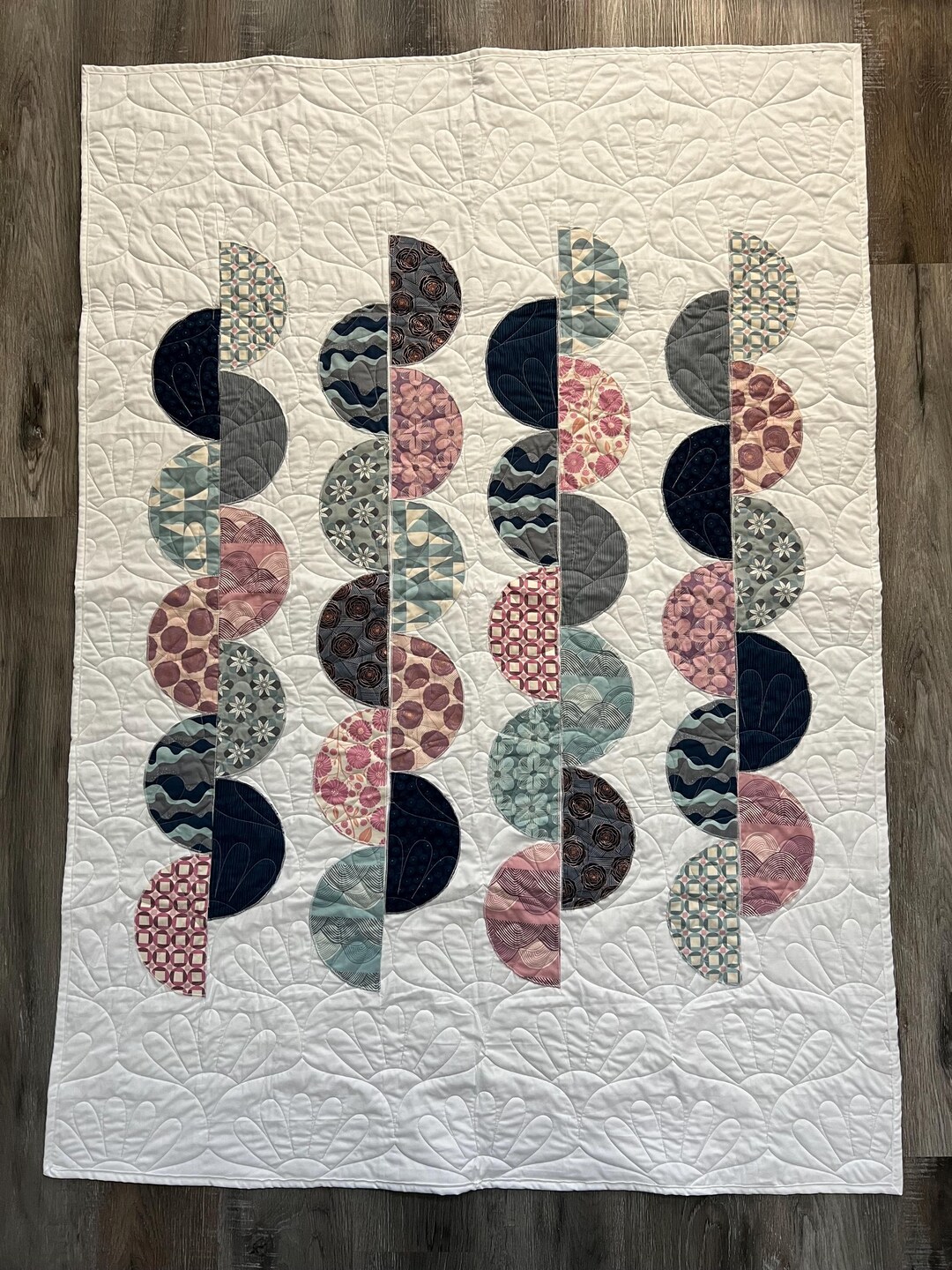 Half Circle Quilt - Etsy