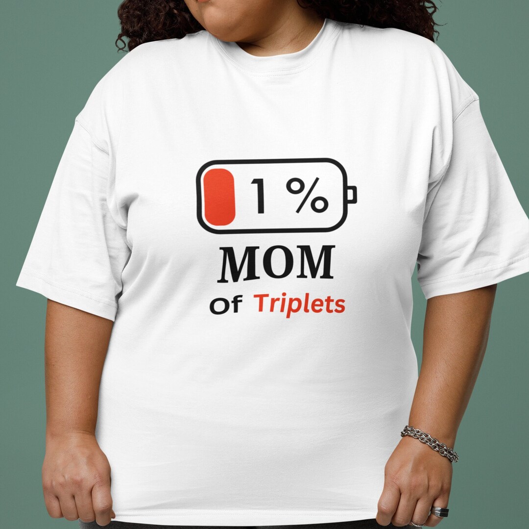 Mom of Triplets, Triplet Mom, Mother of Triples, Triples Tshirt, New ...