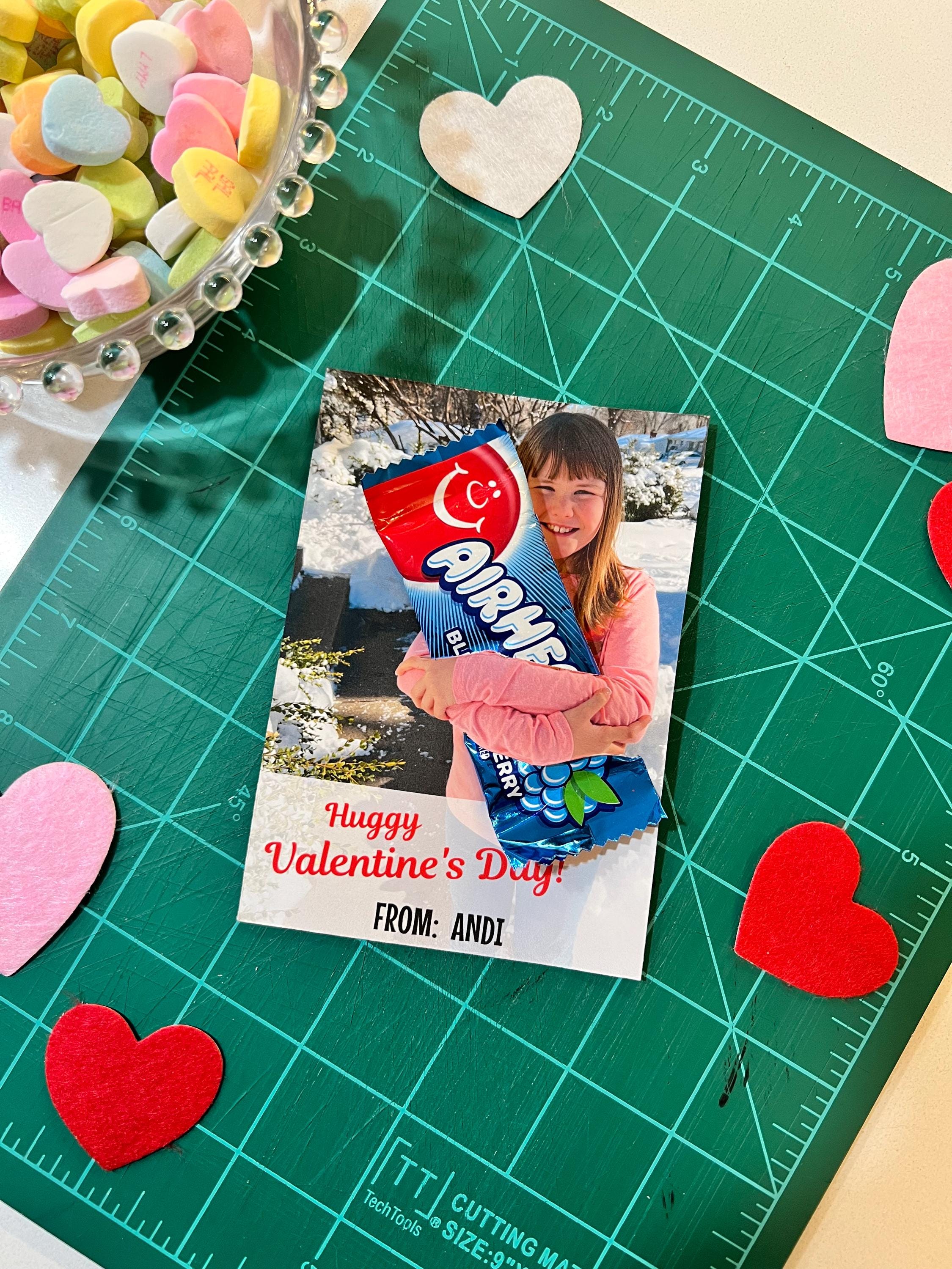 Huggy Valentine Candy Hug Valentine's Day Card Instant Digital Download ...