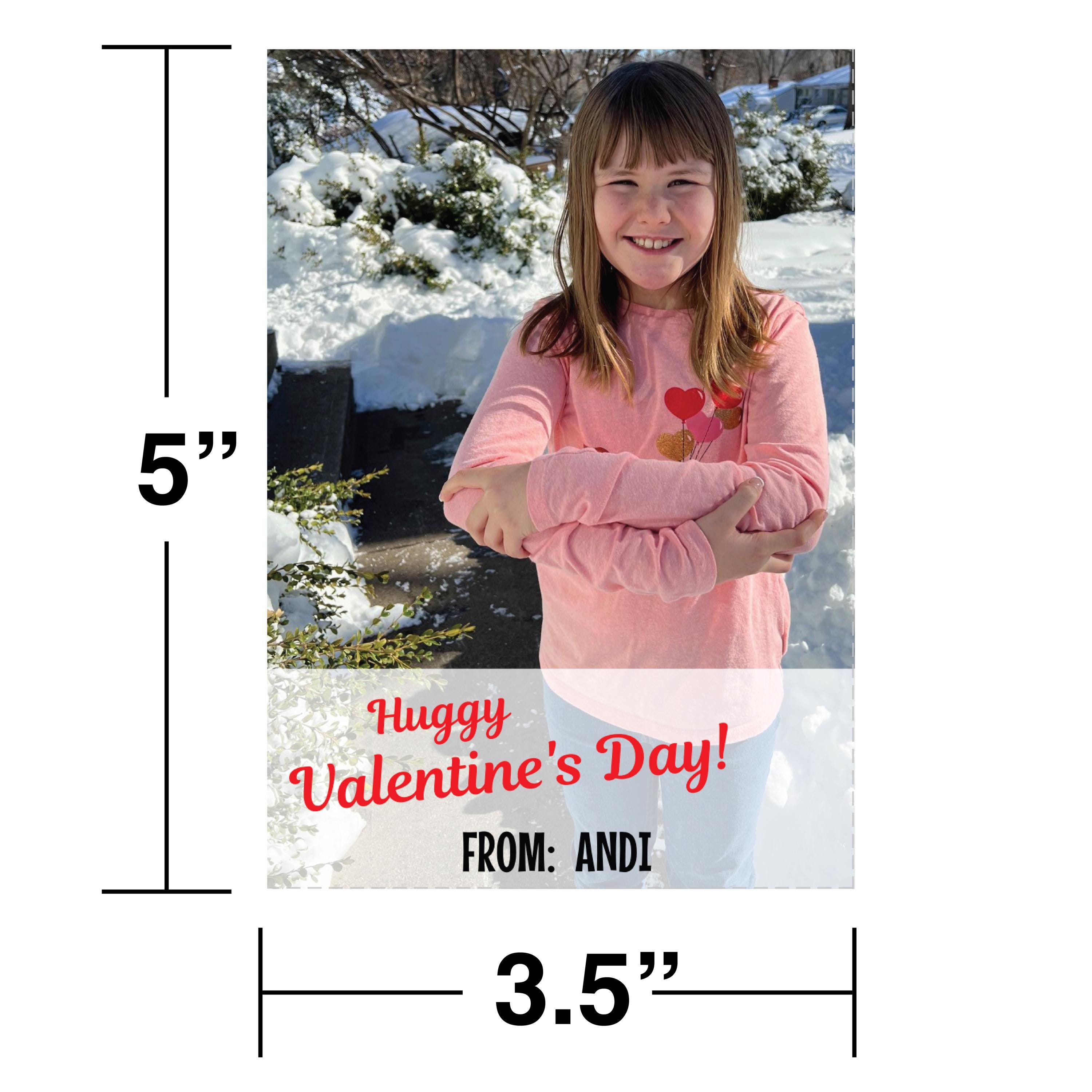 Huggy Valentine Candy Hug Valentine's Day Card Instant Digital Download ...