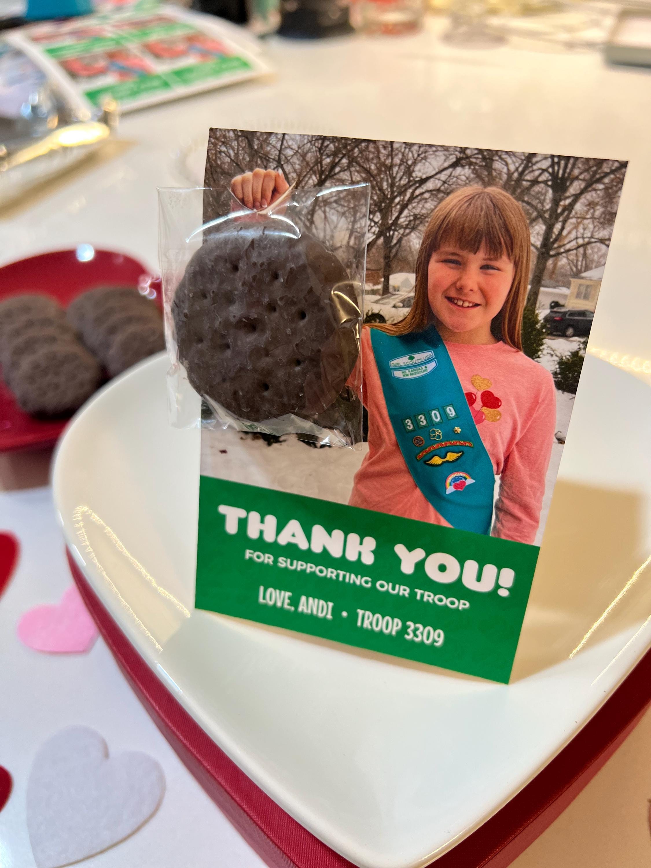 Girl Scout Thank You Card! • Instant Digital Download • 4 Cards per ...
