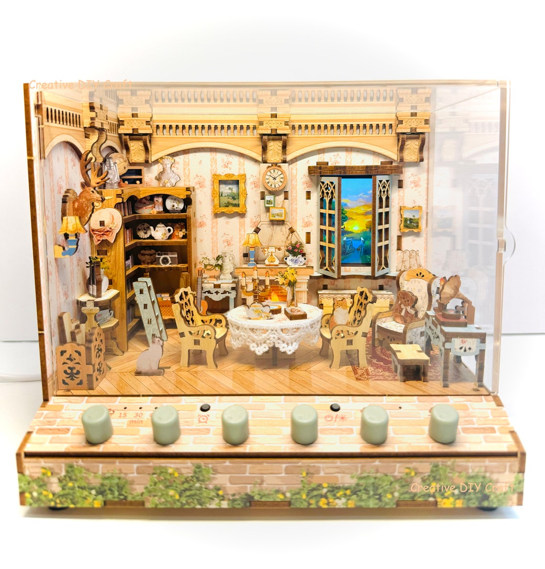 Miniature Countryside Cottage Dollhouse Kit With Sounds Gift for All - Etsy