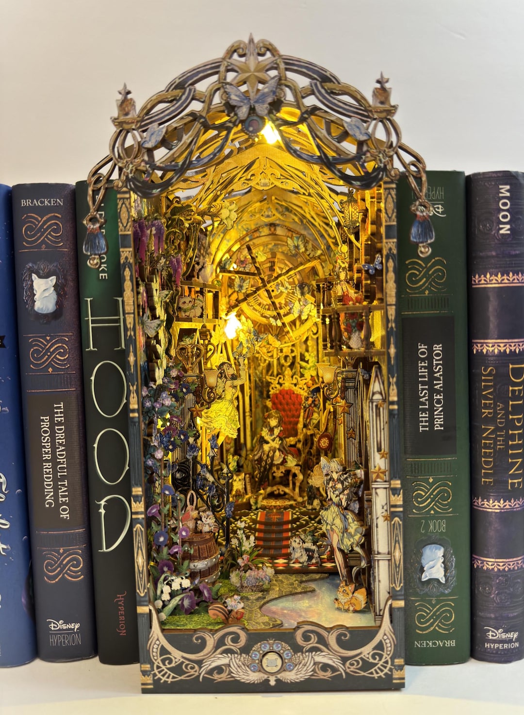 Fair Tale DIY Book Nook Kit| Assembled Book Nook| Miniature Bookend ...