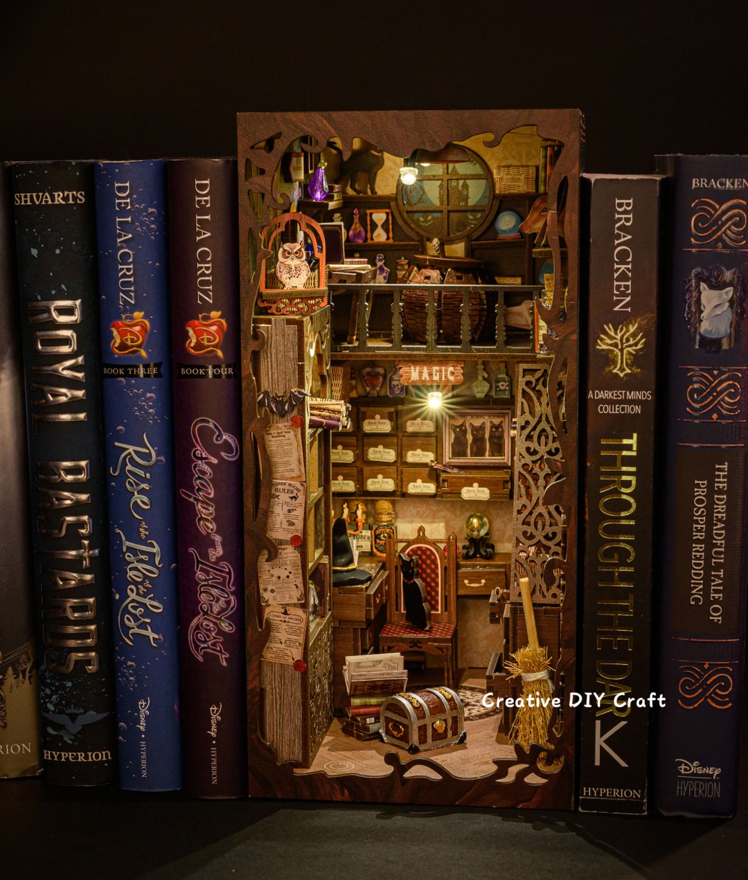 Magic Pharmacist DIY Book Nook Kit: Miniature Bookshelf Insert Model ...