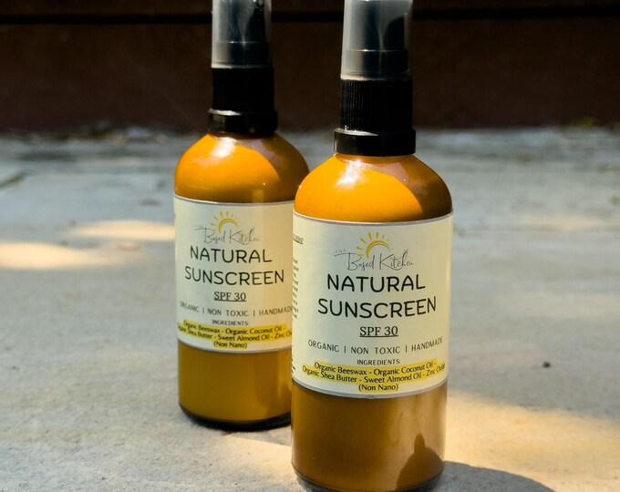 Natural Sunscreen - Organic Beeswax - Etsy
