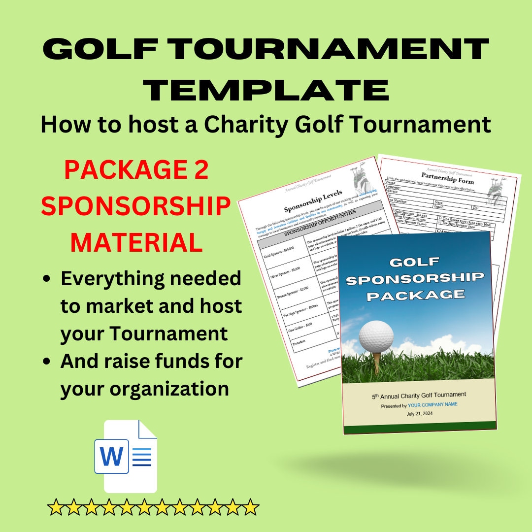 How to Host a Golf Tournament Template 2 Charity Golf Tournament vent ...