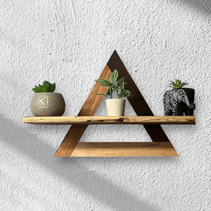 Geometric Shelf - Etsy