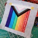 LGBTQIA+ Pride Flag Paper Piecing Pattern - 10x10in - 12x12in - Block ...