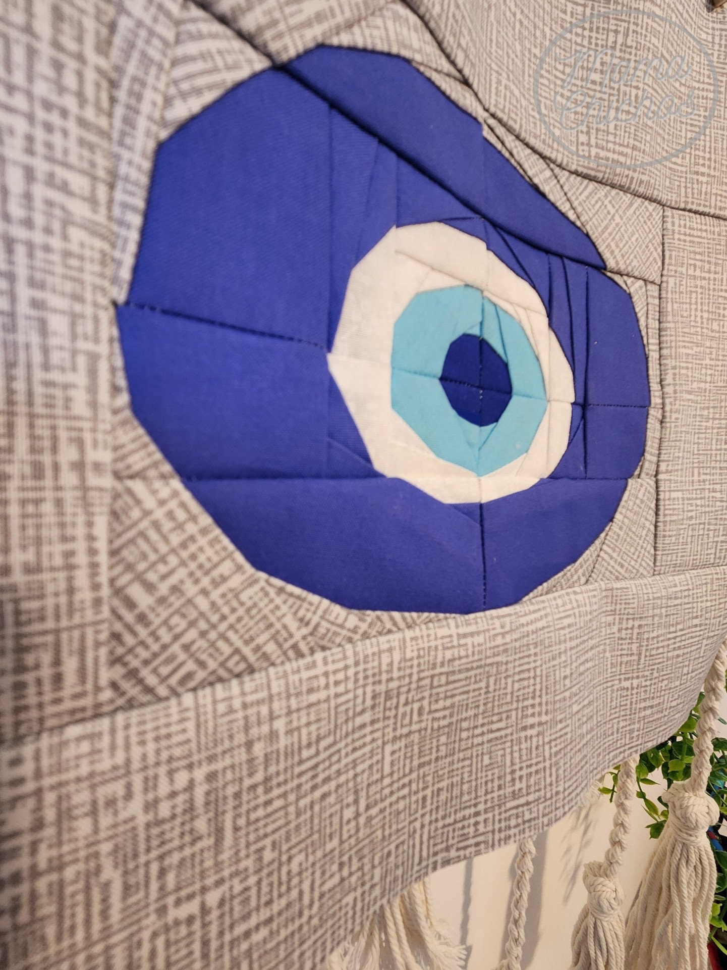 Evil Eye Paper Piecing Pattern - 12x12in Block - PDF Advanced Sewing ...