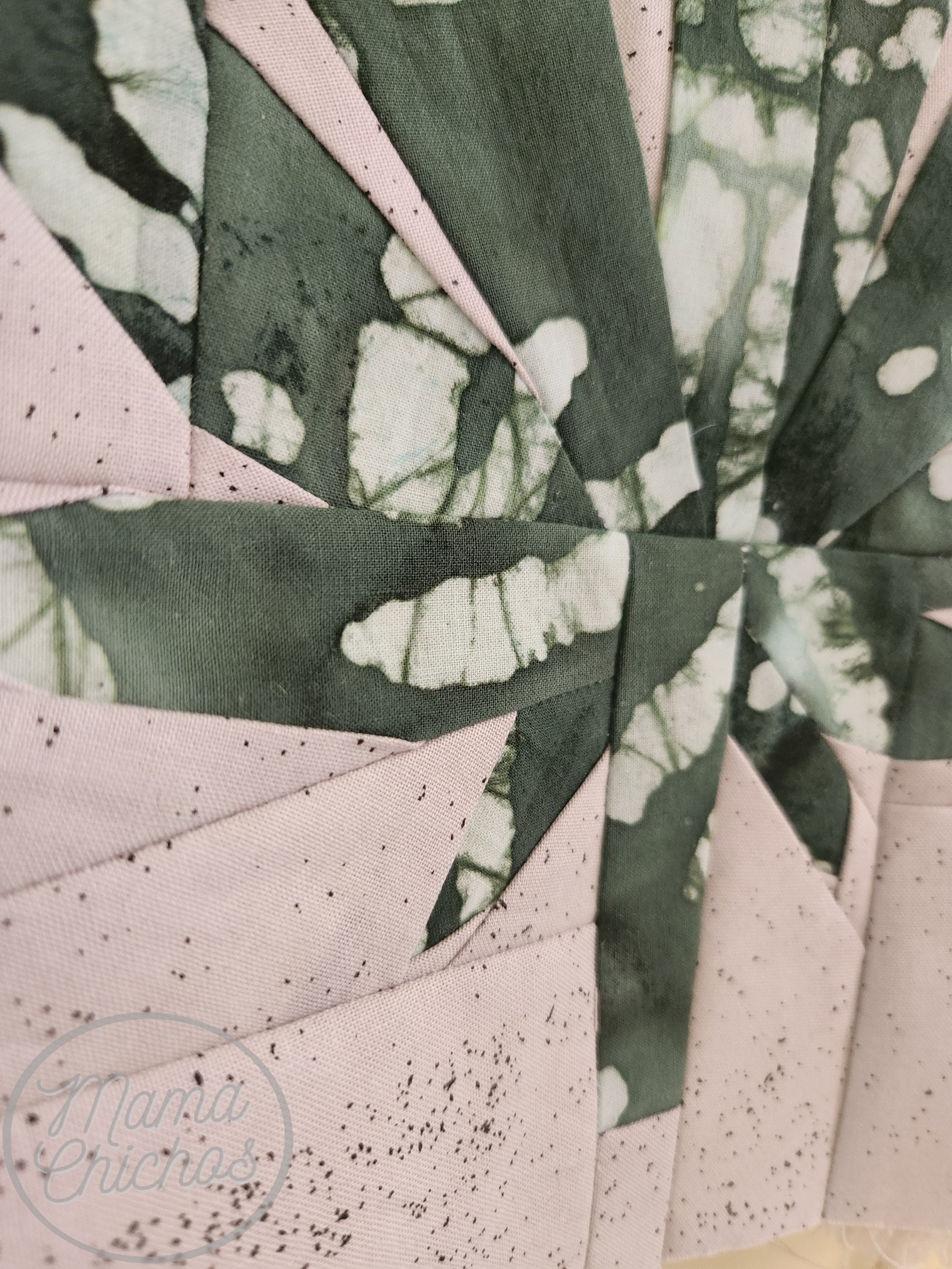 Pot Leaf Paper Piecing Quilting Pattern - 12x12in Block - Marijuana ...