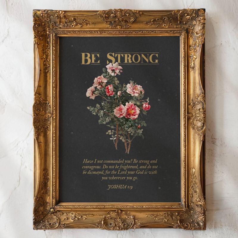 Bible Verse Moody Print - Etsy